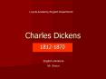 PPT – Charles Dickens PowerPoint presentation | free to view - id ...