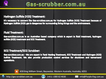 PPT – SO2 Treatment/SO2 Scrubber PowerPoint presentation | free to ...