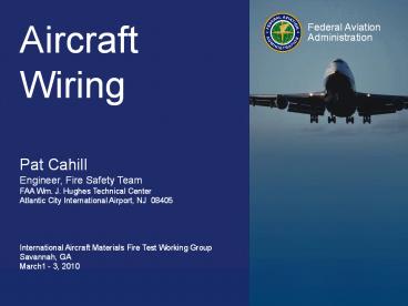 Aircraft Wiring presentation | free to download