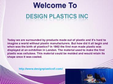 plastic manufacturers presentation | free to download