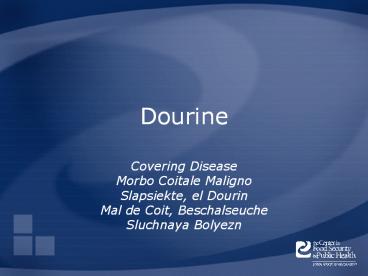 Dourine presentation | free to download