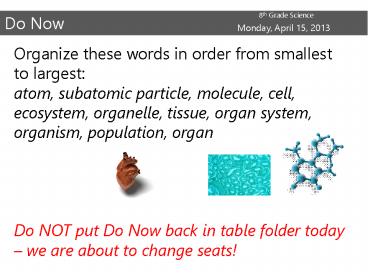 8th Grade Science presentation | free to download
