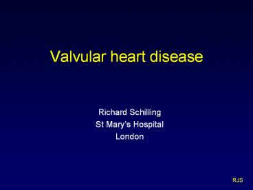 Valvular heart disease presentation | free to download