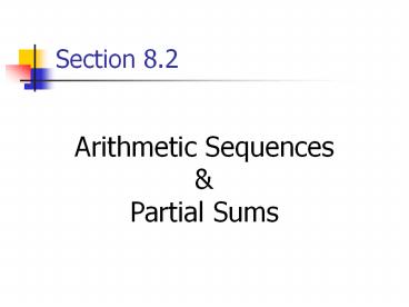 PPT – Arithmetic Sequences PowerPoint presentation | free to download ...