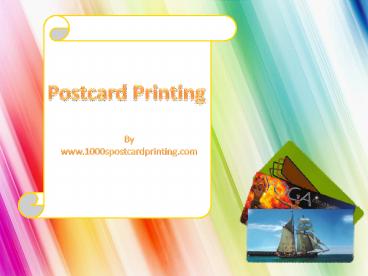 Postcard Printing presentation | free to download