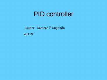 PPT – PID controller PowerPoint presentation | free to view - id ...