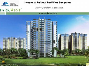 PPT – Luxury Property in Bangalore by SP Real Estate PowerPoint ...