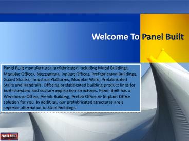 Prefabricated Modular Buildings presentation | free to download