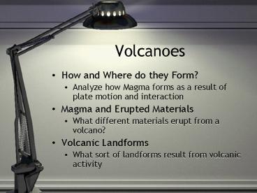 PPT – Volcanoes PowerPoint presentation | free to download - id: 60dfc8 ...