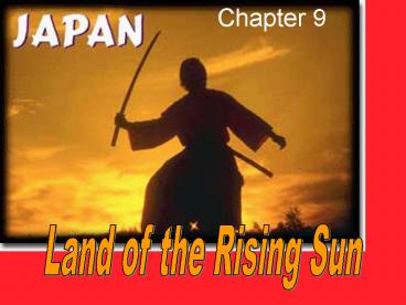 PPT – Land of the Rising Sun PowerPoint presentation | free to view ...