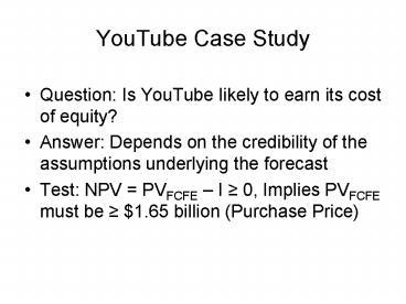 YouTube Case Study presentation | free to download