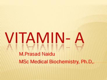 PPT – vitamins PowerPoint presentation | free to download - id: 63087e ...