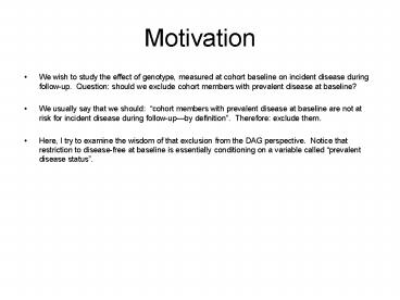 PPT – Motivation PowerPoint presentation | free to download - id ...