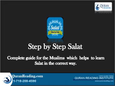 Step by Step Salat - Muslim Prayer with Salat times presentation | free ...