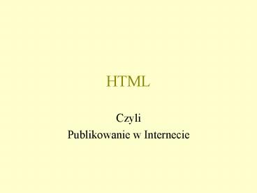 PPT – HTML PowerPoint presentation | free to download - id: 6470d6-ZThhO