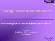 PPT – Effective Report Writing PowerPoint presentation | free to view ...