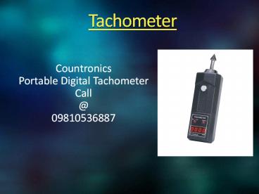 PPT – Tachometer PowerPoint presentation | free to download - id ...