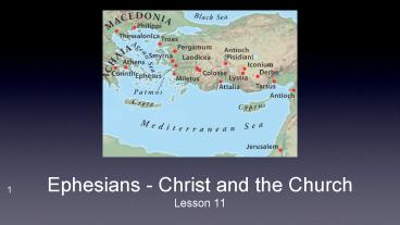 PPT – Ephesians - Christ and the Church Lesson 11 PowerPoint ...