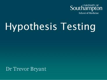 Ppt Hypothesis Testing Example Powerpoint Presentation Hypothesis