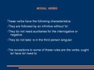 PPT – Modal Verbs PowerPoint presentation | free to download - id ...