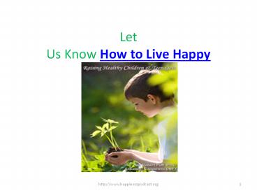 how to be happy in life presentation | free to download