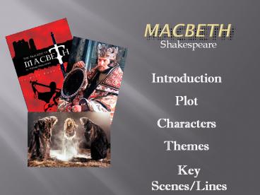 Macbeth presentation | free to download