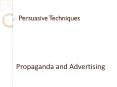 PPT – PERSUASIVE TECHNIQUES PowerPoint presentation | free to view - id ...