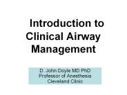 PPT – BASIC AIRWAY MANAGEMENT PowerPoint presentation | free to view ...