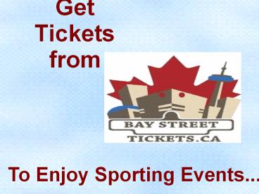 Get TFC Tickets from Bay Street Tickets to enjoy the Sporting Events ...
