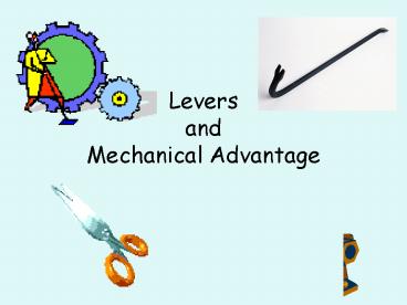 Levers and Mechanical Advantage presentation | free to view
