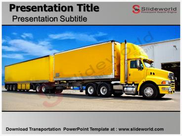PPT – Transportation PowerPoint Templates - Slideworld PowerPoint ...
