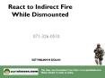 PPT – React to Indirect Fire While Dismounted PowerPoint presentation ...