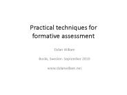 PPT – Classroom Assessment Techniques PowerPoint presentation | free to ...