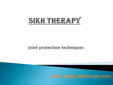 joint protection techniques presentation | free to download