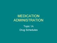 PPT – Medication Administration PowerPoint presentation | free to view ...