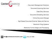 PPT – Data Entry, Document Scanning Services,Online Data Storage ...