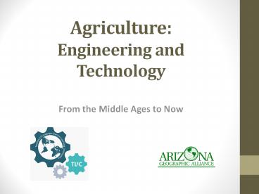 Agriculture: Engineering and Technology presentation | free to download