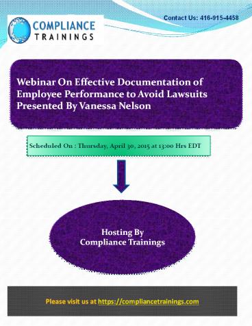 PPT – Webinar On Effective Documentation of Employee Performance to ...