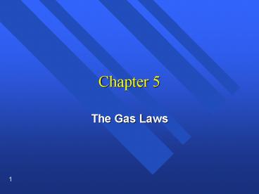 The Gas Laws presentation | free to view