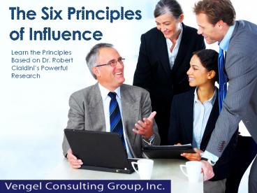 The Six Principles of Influence presentation | free to download