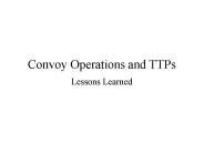 PPT – Convoy Operations and TTPs PowerPoint presentation | free to view ...