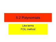 PPT – Polynomials PowerPoint presentation | free to download - id ...