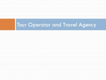 tour operator presentation | free to download