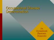 PPT – Occupational Disease PowerPoint presentation | free to download ...