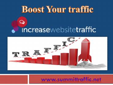 PPT – Increase Website traffic PowerPoint presentation | free to ...