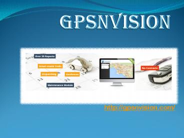 PPT – Gps Tracking PowerPoint presentation | free to download - id ...