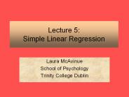 PPT – Simple Linear Regression PowerPoint presentation | free to ...