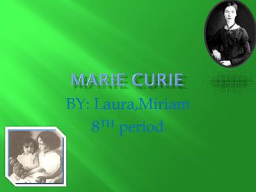 Marie Curie presentation | free to download