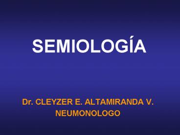 SEMIOLOG presentation | free to view
