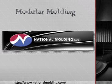 Modular molding presentation | free to download